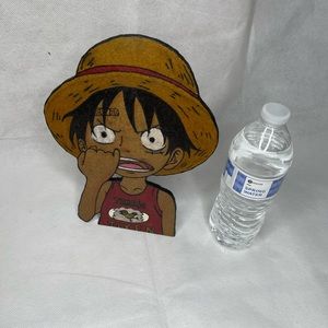 AM Arts | Art | One Piece Young Luffy Standing Wood Cutout Handcrafted ...